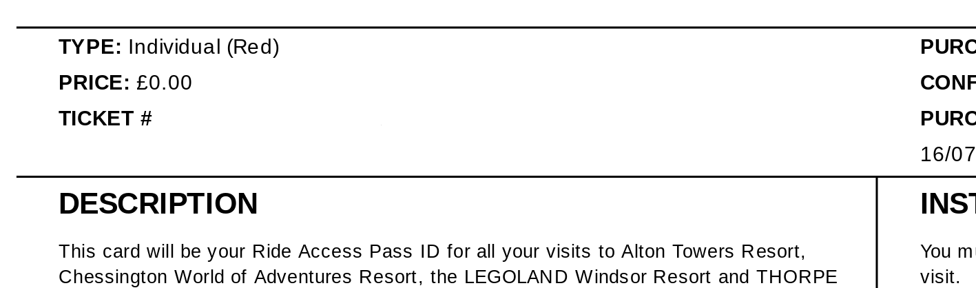 How-To Pre-Book – The Access Card